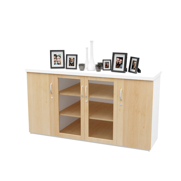 Base Server Unit, Hinged Doors | Glass Doors | Office Pro