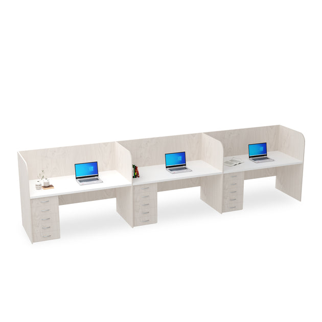 Sienna Cubicle Desk | Office Pro