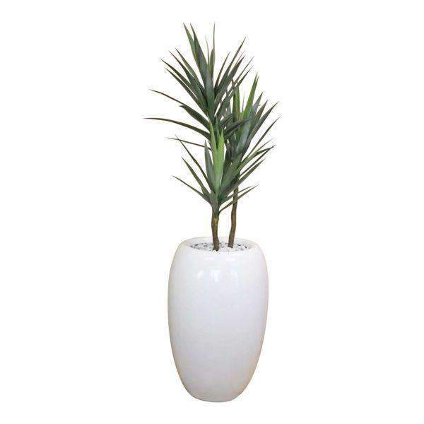 135cm Yucca x 3 Heads in Bubble Fibreglass Urn | Office Pro